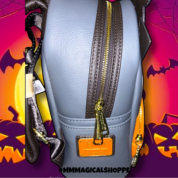 Loungefly | Bags | Loungefly Vampire Mickey With Glow In The Dark Pumpkin Mini Backpack | Poshmark